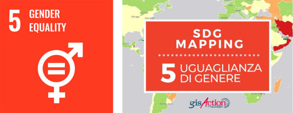 SDG MAP 5 – Uguaglianza di Genere - gisAction